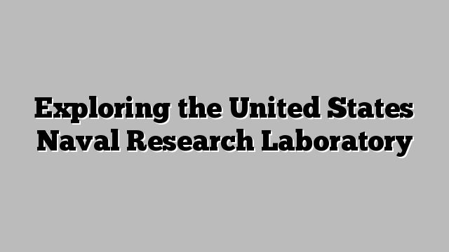 Exploring the United States Naval Research Laboratory - Aerofleets
